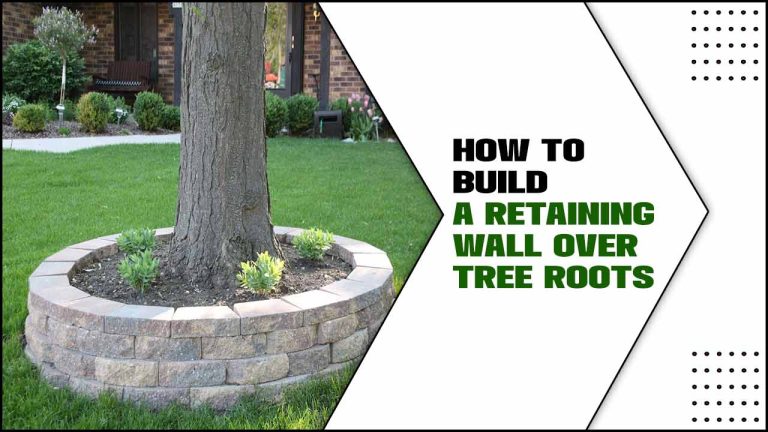 How To Build A Retaining Wall Over Tree Roots: In 11 Steps