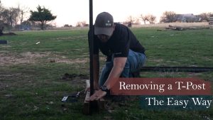 How To Remove A T Post From The Ground - The Fast Way