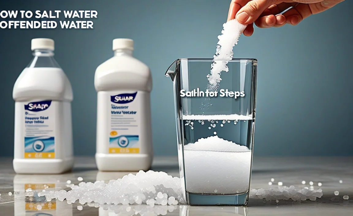 Softened Water Tastes Salty