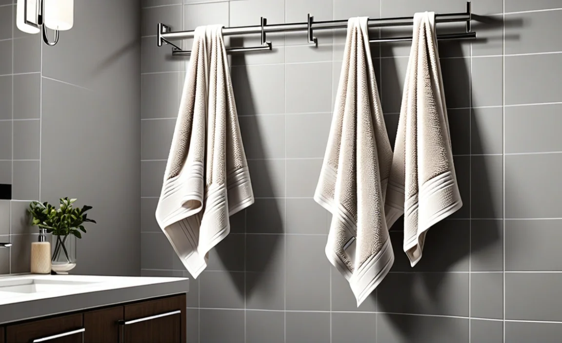 Hanging Hand Towels for Bathroom: Style & Function