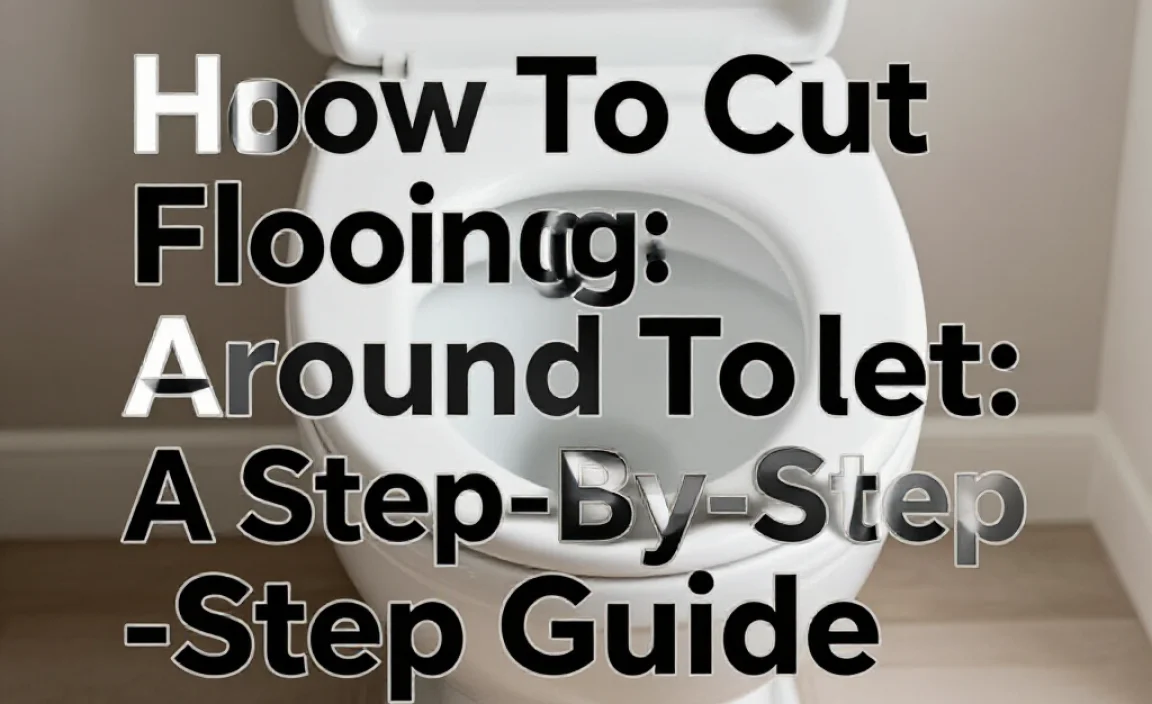 Cut Flooring Around Toilet? Easy Guide!